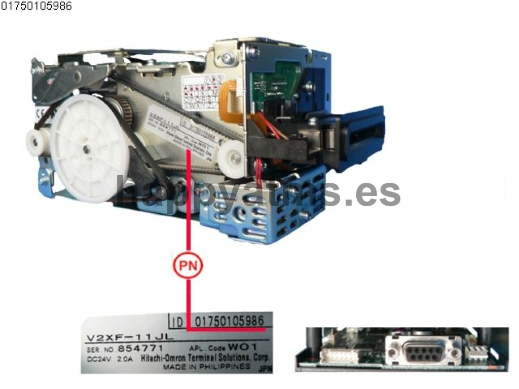 happyatms.es Wincor Nixdorf Card reader V2X Standardversion PN: 1750105986