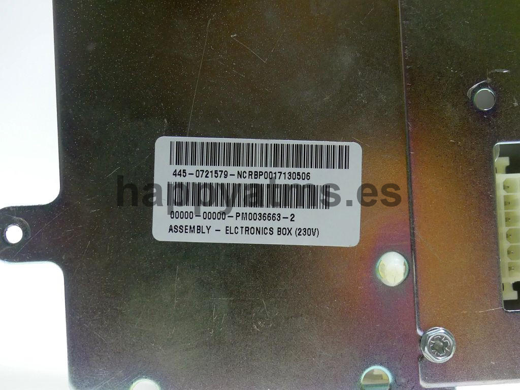 happyatms.es NCR ELECTRONICS BOX ASSEMBLY (230) PN: 445-0721579, 4450721579